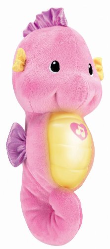 Fisher-Price Ocean Wonders Soothe & Glow Seahorse, Pink