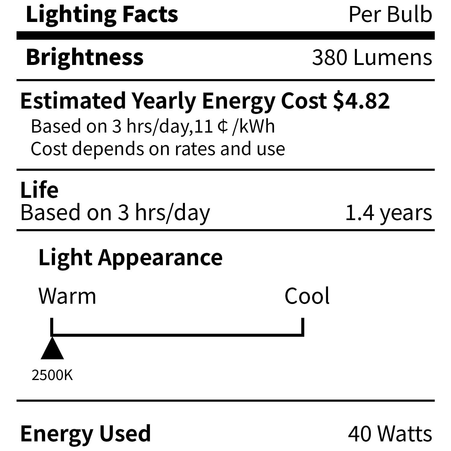 CYLYT 12-Pack E12 Candle Light Bulbs 40W Warm White 2500K, 380 Lumen Dimmable Chandelier Light Bulbs for Ceiling Fan, Pendants or Outdoor, B10 Clear Candelabra Base Bulbs