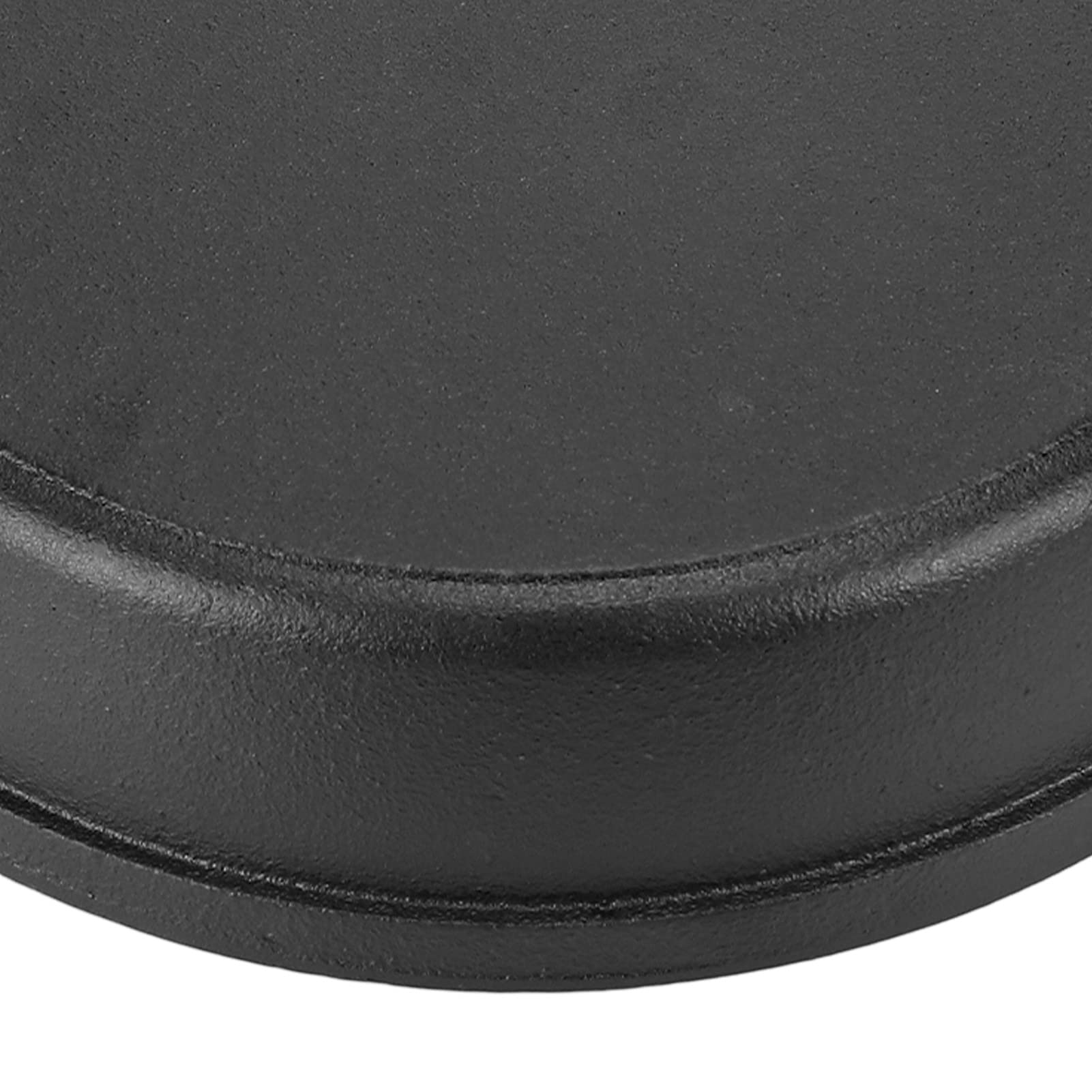 Cast Iron Skillet with 2 Handle, Non Stick Heat Resistant Frying Pan 25cm Rounde Mini Flat Bottomed Camping Skillet Cooking Cookware for Cooking Egg Steak