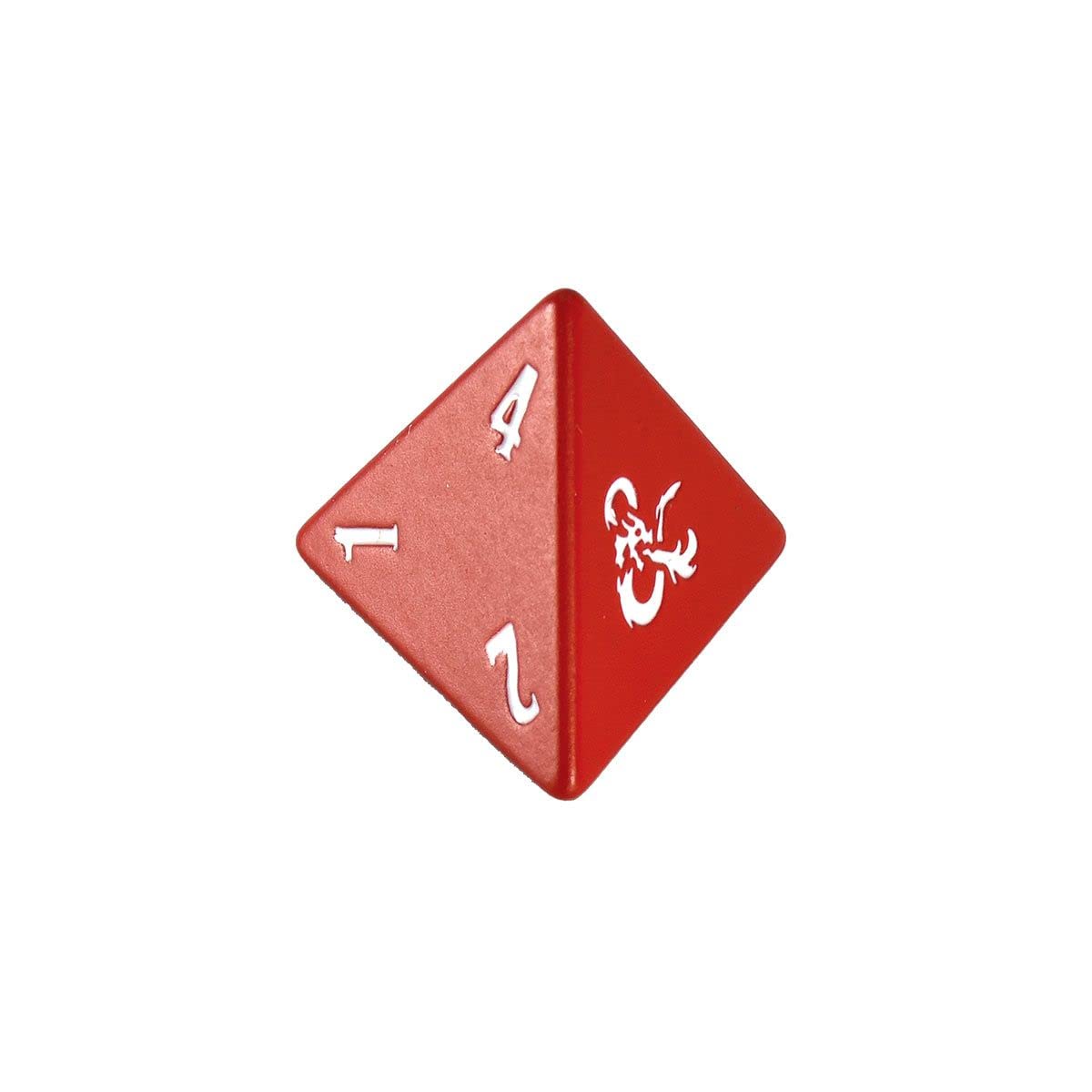 Heavy Metal Red and White RPG Dice Set for Dungeons & Dragons