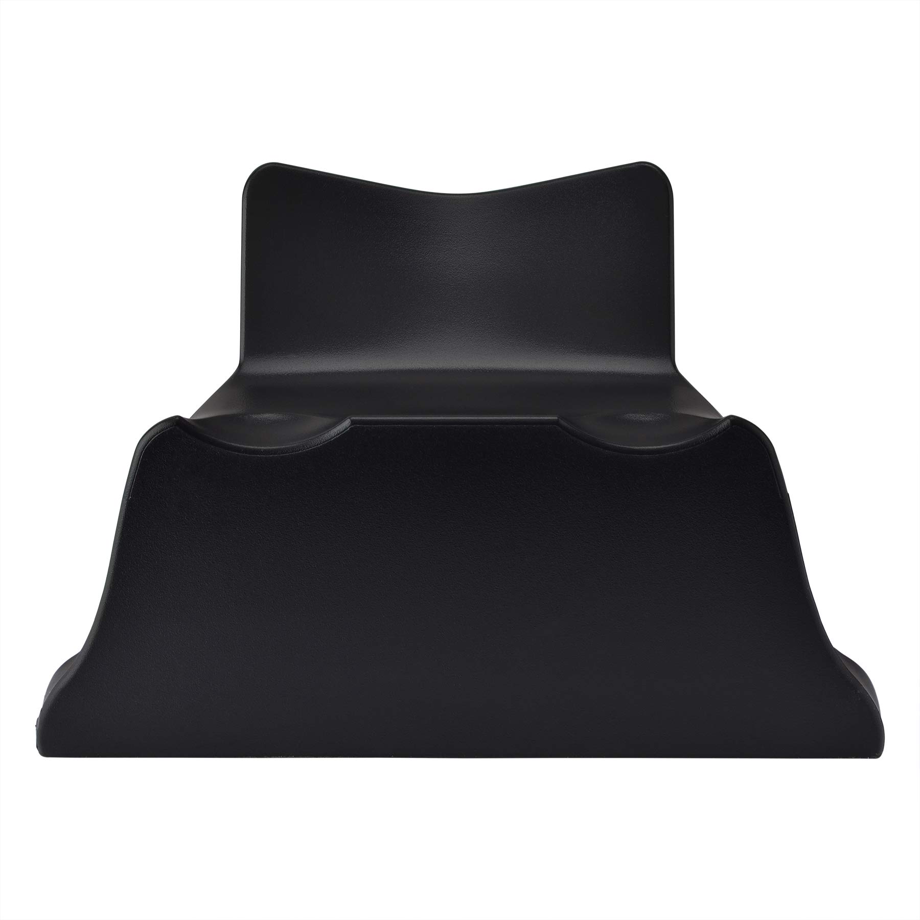 eXtremeRate Solid Black Controller Display Stand for PS4 All Model Controllers, Gamepad Accessories Desk Holder for PS4 Slim Pro Controller with Rubber Pads - Controller NOT Included