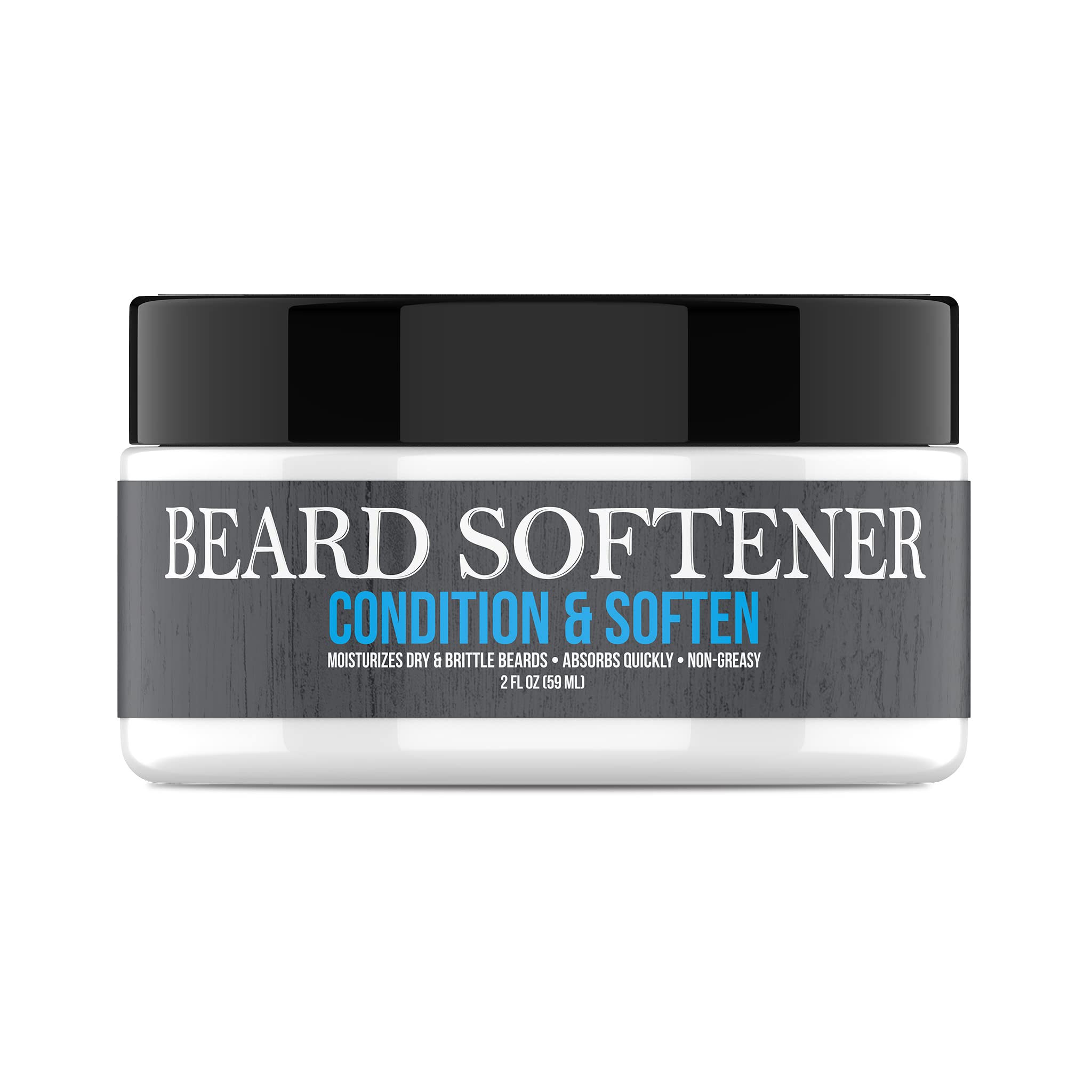 Uncle Jimmy Beard Softener, Conditioning Balm for Men | Hydrates, Smooths, Adds Shine & Tames Flyaway Hair | Made With Shea Butter, Honey 2 Fl Oz