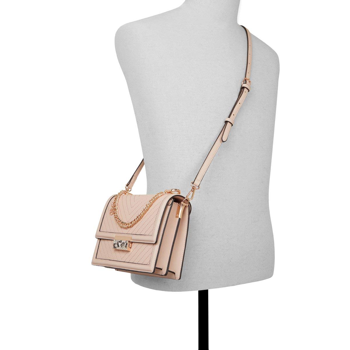 ALDO Women's Laisbyyx Crossbody Bag, Light Pink