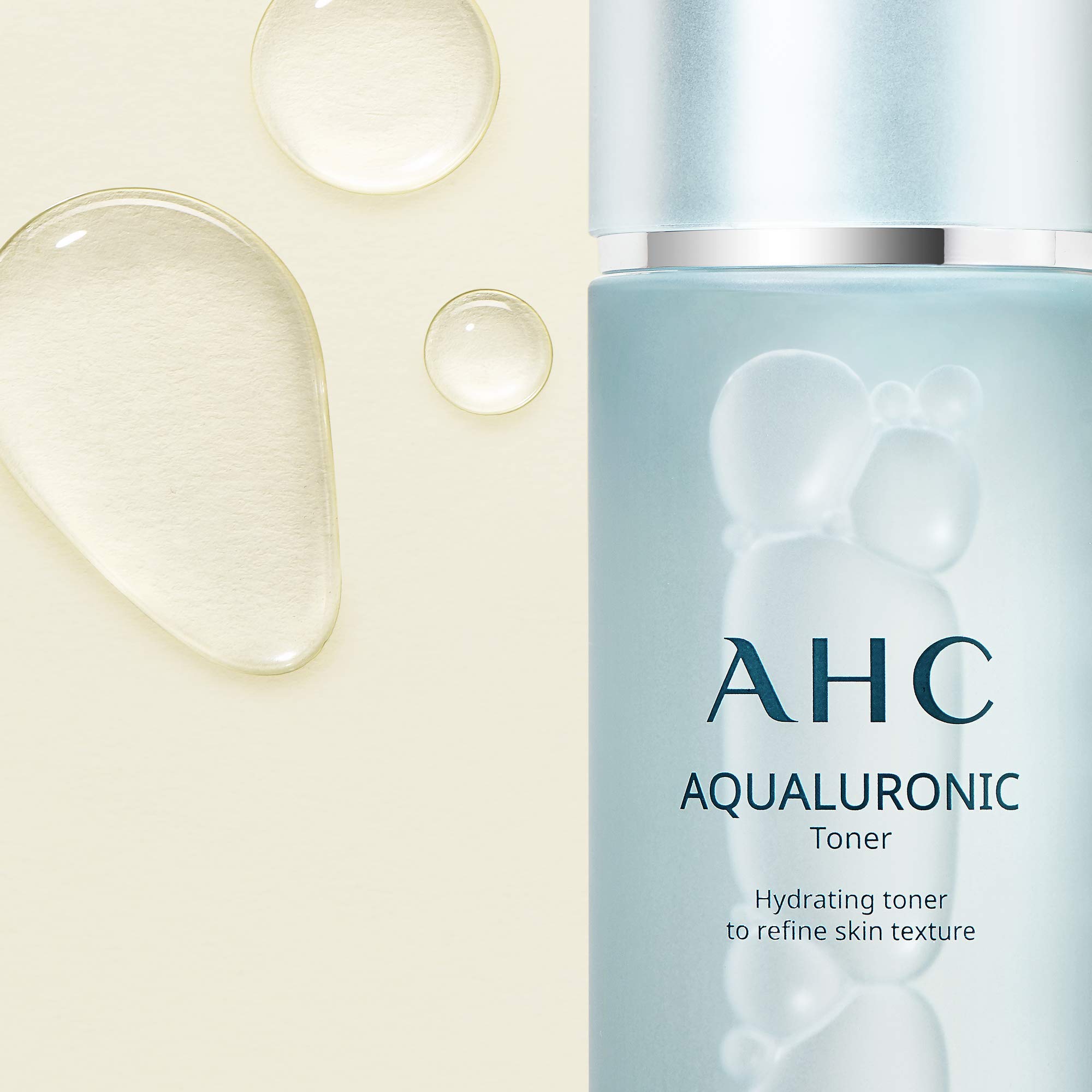 AHC Toner for Face Aqualauronic Hydrating Skin for Dehydrated Skin Triple Hyaluronic Acid Korean Skincare 5.07 oz