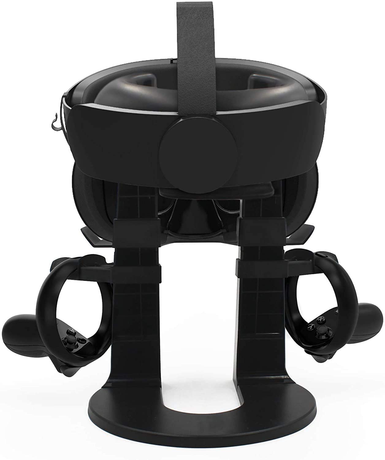 AFAITH VR Stand, VR Headset Display Stand with Game Controller Holder for Oculus Rift S/Oculus Quest/Rift Headset and Other VR Headset