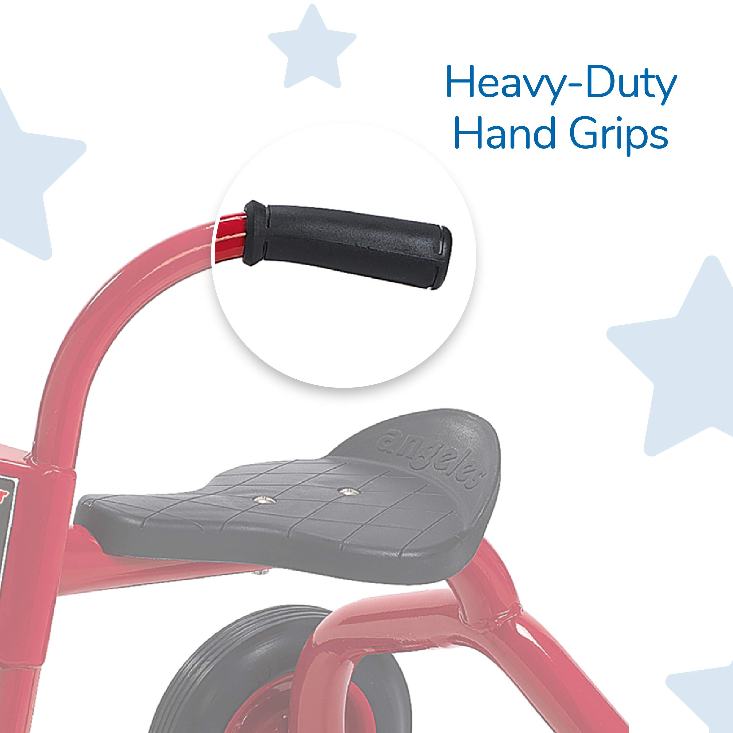 Children’s Factory ClassicRider 12" Toddler Tricycle, Kids Tricycle with Rubber Wheels, Red/Black