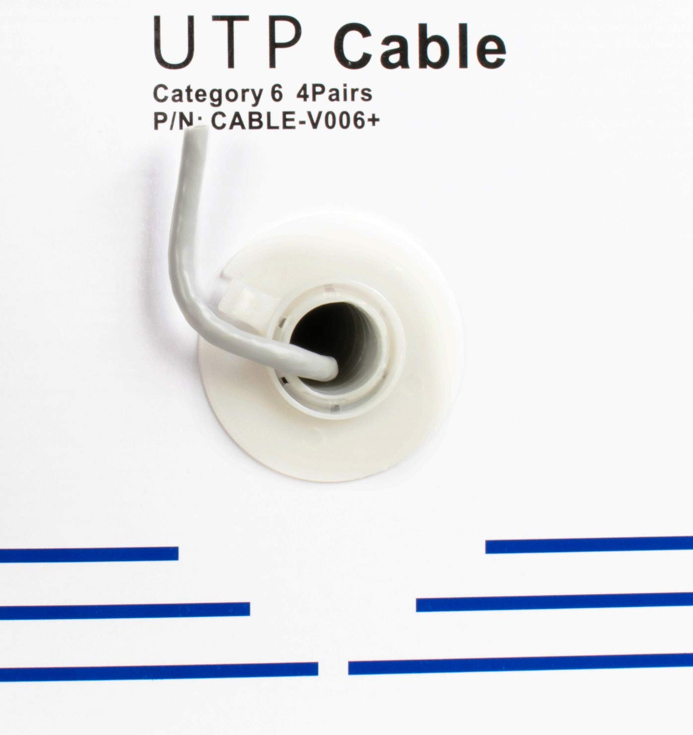 VIVO 500ft Bulk Cat6, CCA Ethernet Cable, 23 AWG, UTP Pull Box, Cat-6 Wire, Indoor, Network Installations, Gray, CABLE-V006