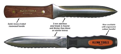 DA71000 KLENK TOOLS Dual Duct / Insulation Knife - Rosewood Handle