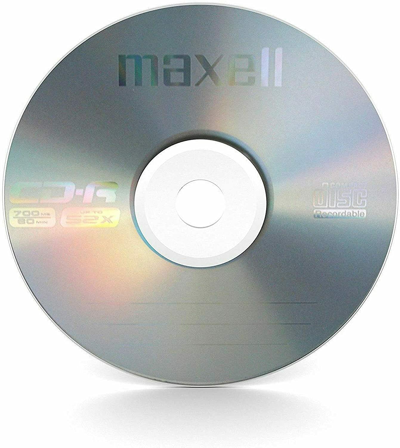 Maxell CD-R 52x Blank Discs 700MB Extra Protection