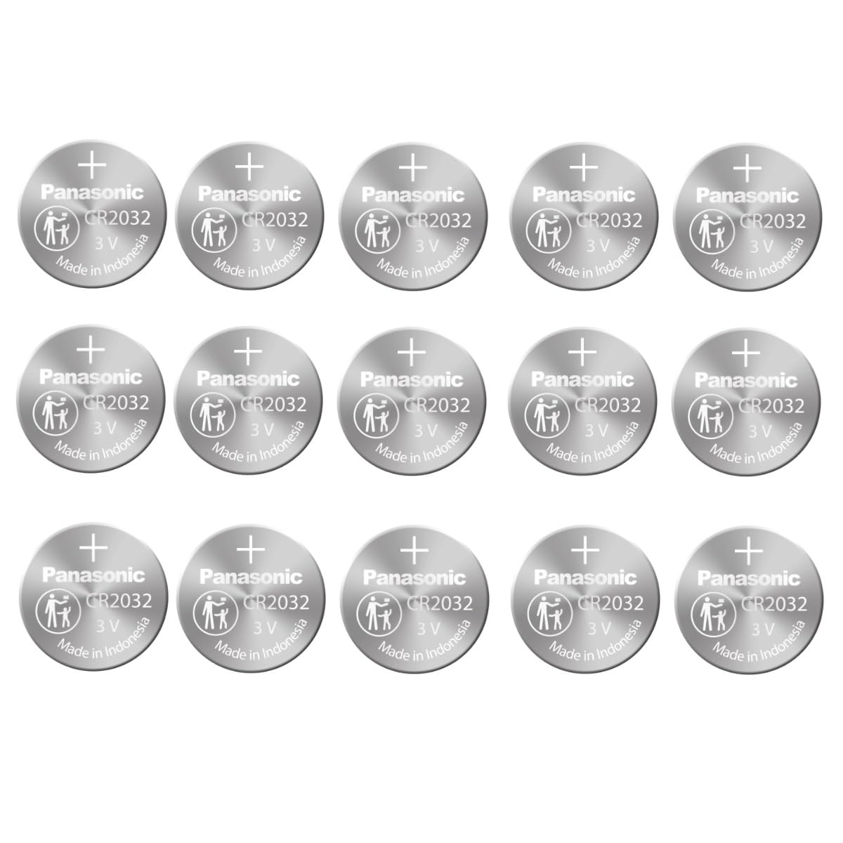 Maxell CR2032 Lithium Batteries - Pack of 15