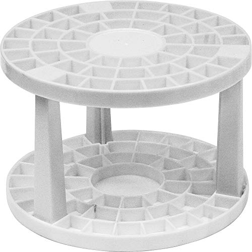 Creativity Street Paint Brush Holder, White/Plastic, 5-3/4" Dia., 1 Piece