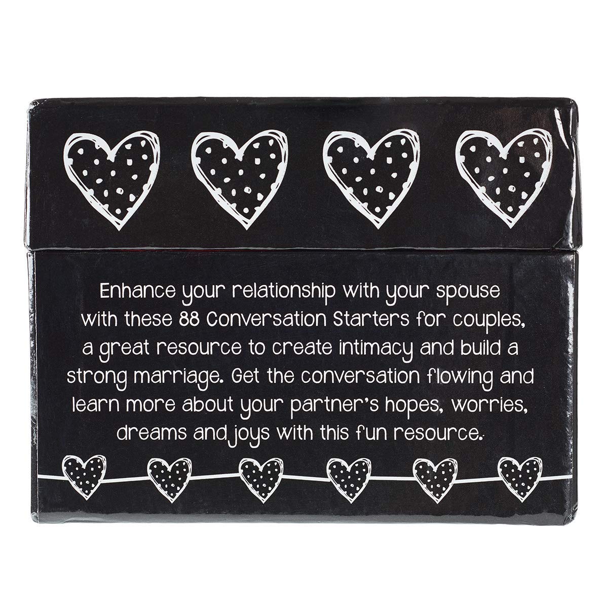 Christian Art Gifts 88 Great Conversation Starters for Husbands and Wives β Romantic Card Game for Married Couples β Christian Games, Communication & Marriage Help, Fun Anniversary or Wedding Gifts