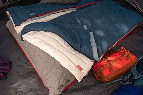 Coleman All-Weather Multi-Layer Sleeping Bag, 3 Versatile Layers for Temperatures Ranging from 0°F to 60°F, Includes No-Snag Zipper, Easy Packing, and Heat Insulation