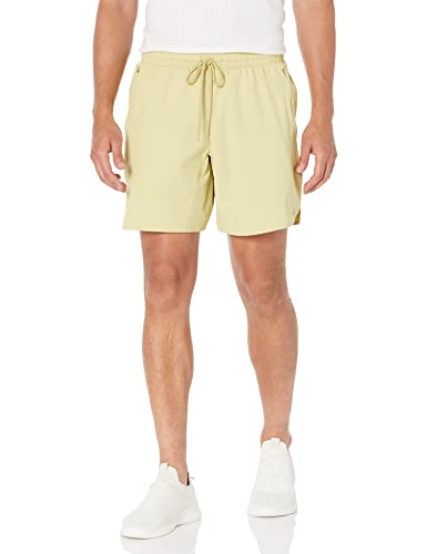 Alo Yoga mens Ripstop 7'' On-set Shorts, Dusty Yellow, Large US