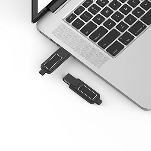 AzaRsd USB Flash Drive 64GB,USB 2.0 Memory Stick, Ultra Large Storage USB 2.0,Drive Transfers 4GB Files in 10 Secs w/Up to 418MB/s 3.5 Read Speeds for PC/Laptop/Computer/Car Audios,Grey
