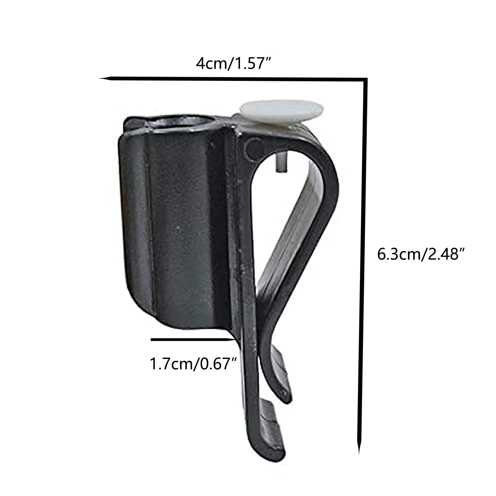 Alovexiong 4 Pack Golf Putter Clip Golf Bag Clip on Putter Clamp Holder Golf Putter Clip Organizer Ball Marker for Golf Accessories