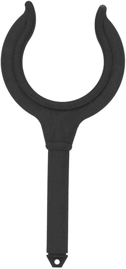 Alomejor 2 Pcs Boat Oar Lock Marine Rowlock Horn Side Mount for Oars Rod and Fishing Rod Support Bracket for Sea Fishing Boating