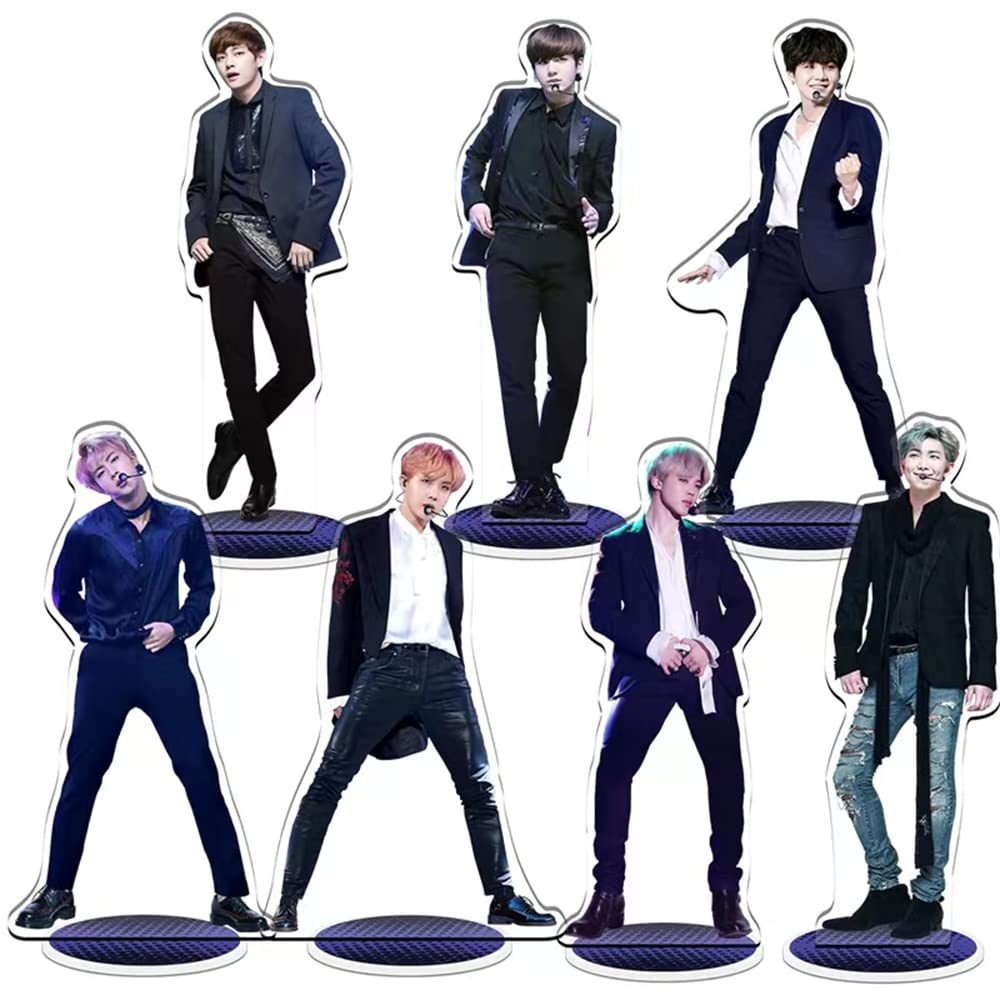Kpop Star Acrylic Toy Double-side Photo Desk Stand for Desk Decoration Party Decoration (RM)
