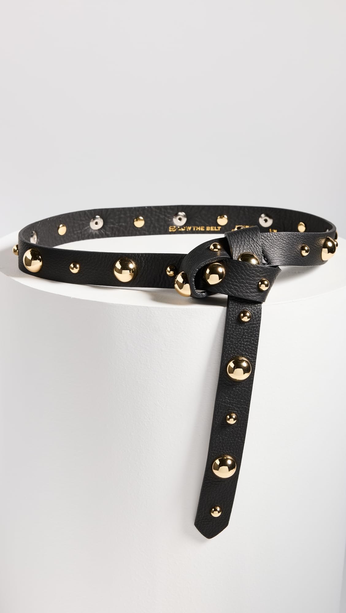 B-Low The Belt Women's Tilly Moto Belt, Black Gold, S-M
