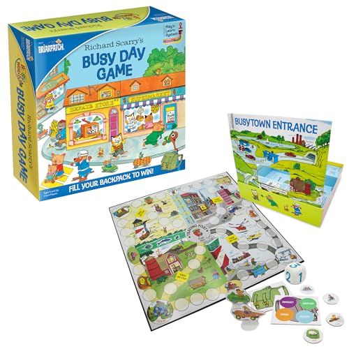 Briarpatch, Richard Scarry's Busy Day Game, Based on Early Reader Books for Preschool, Kindergarten and 1st Grade
