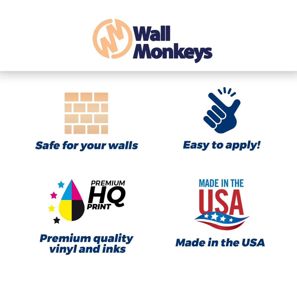 Wallmonkeys Stork with Baby Wall Mural Peel and Stick Graphic (12 in W x 7 in H) WM31785