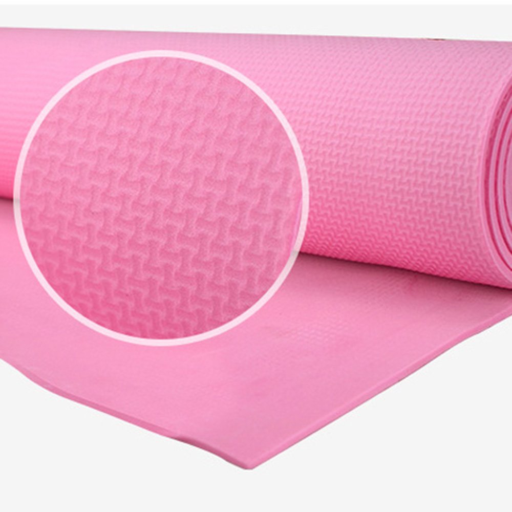 AlexGT Premium 4mm Thick Yoga Exercise Mat - Fitness Aerobic Gym Pilates Camping Mat - Non Slip