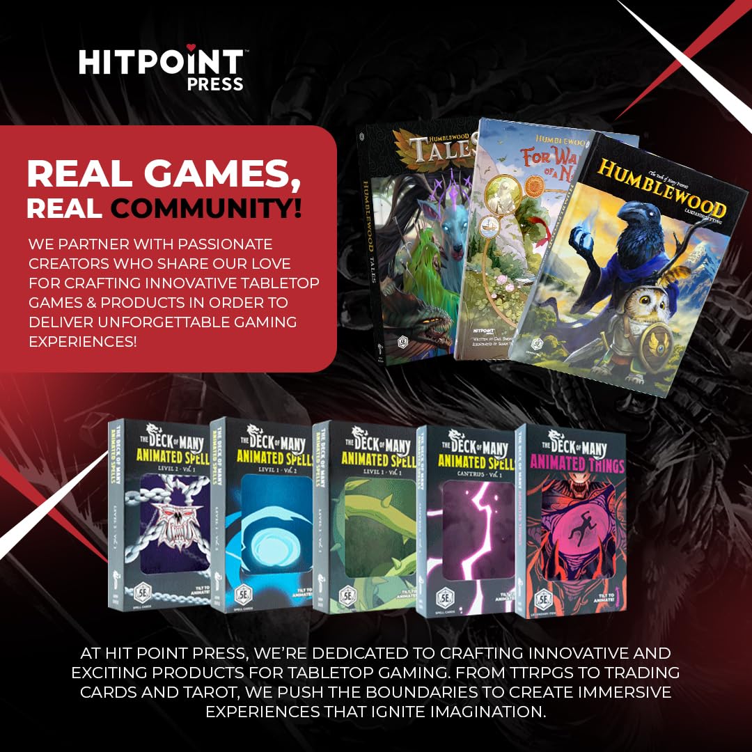 Hit Point Press Animated Spells: Level 1, G-Z