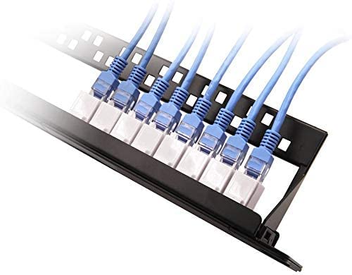 VICTEK Female to Female Cat6 Keystone RJ45 Couplers, 10 Pack, White, Tablet