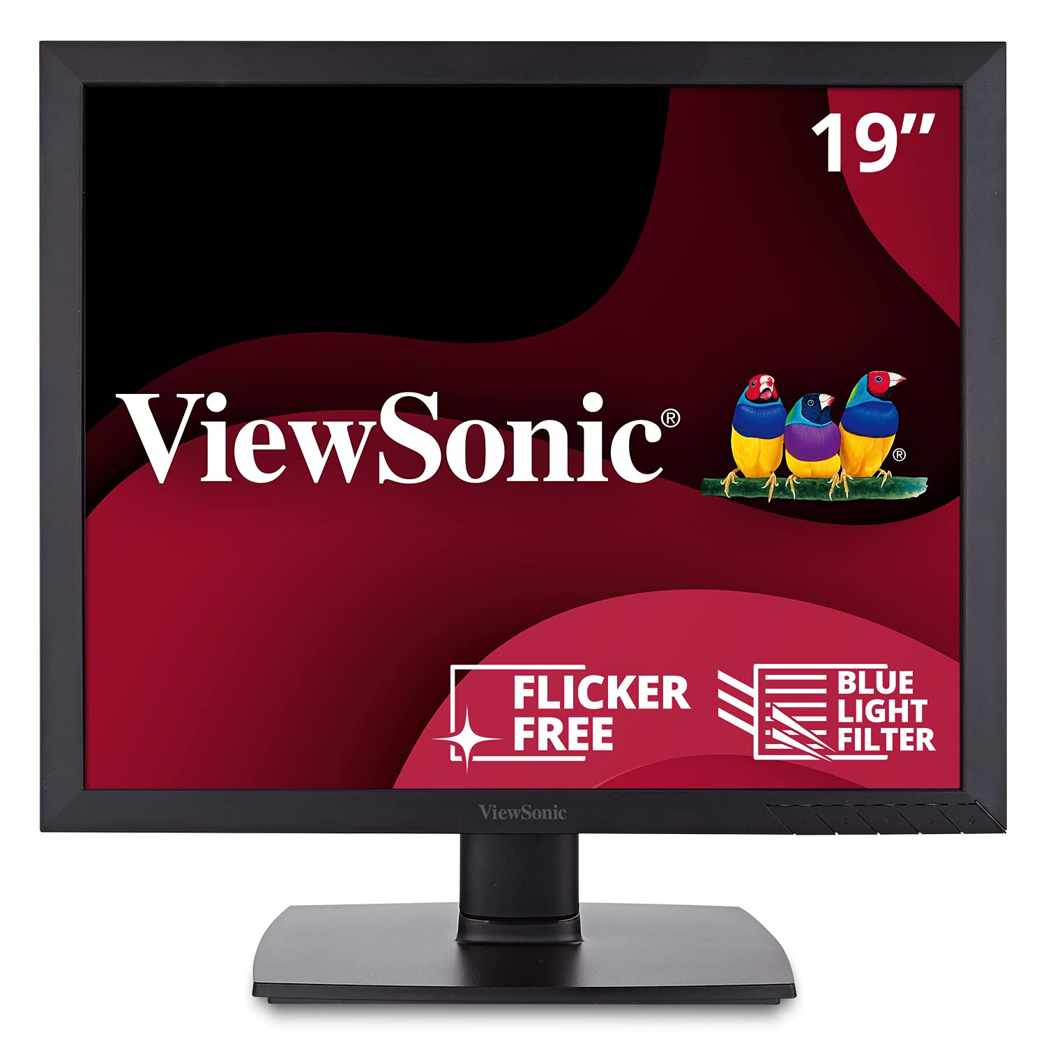 ViewSonic VA951S 19in IPS 1024p LED Monitor DVI, VGA (Renewed)