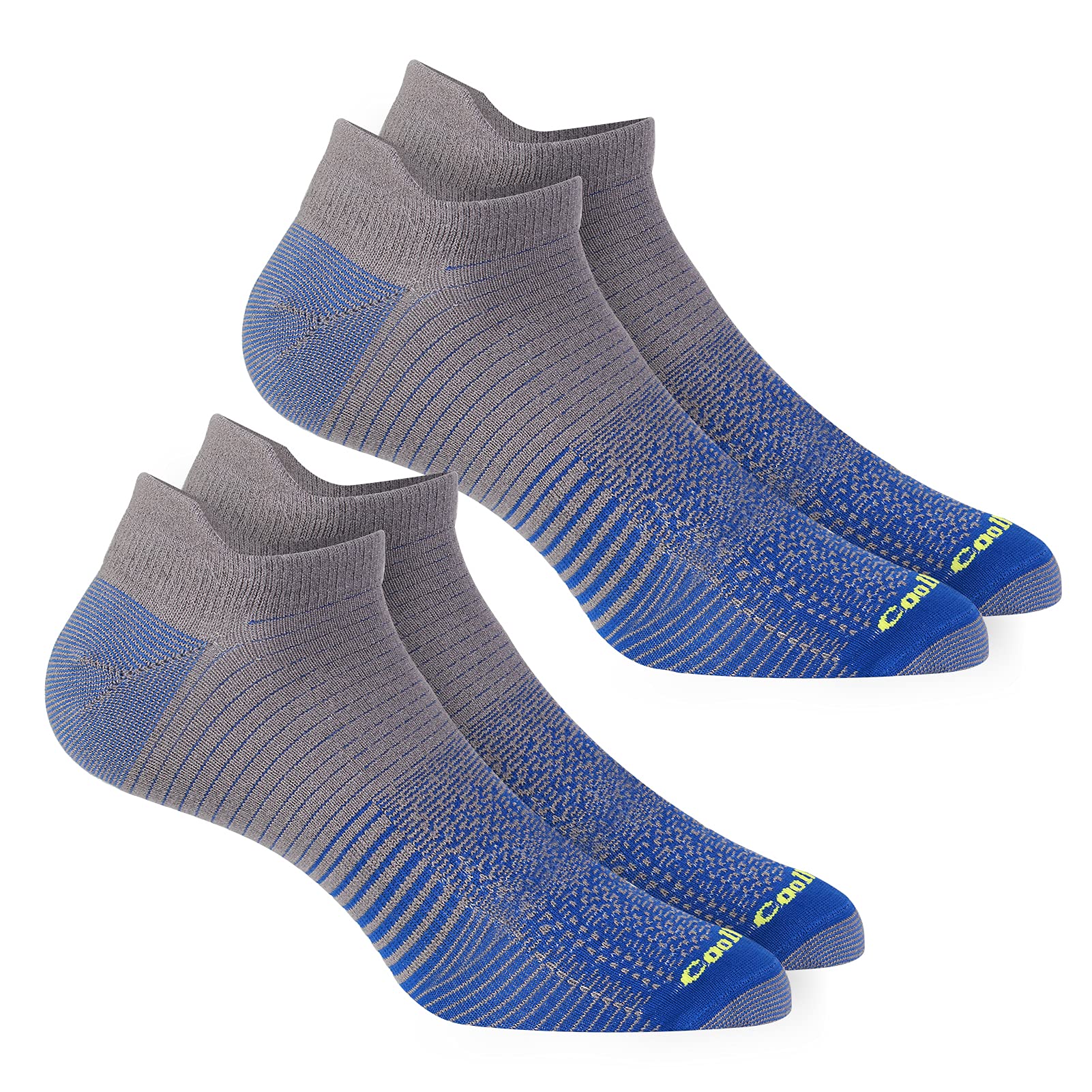 Andake Running Socks Low Cut Sports Socks Coolmax Socks No Show Cushion Socks Athletic Socks For Men Women