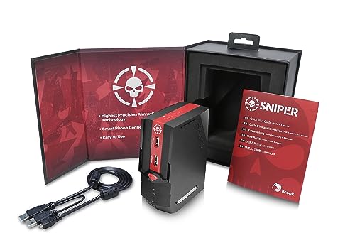 Brook Sniper - Precision Mouse and Keyboard Converter, to Play FPS Games Without a Controller, FPS Game Converter for PS4, PS3, Xb One, and Switch. for Splatoon 3, FPS Gaming Converter