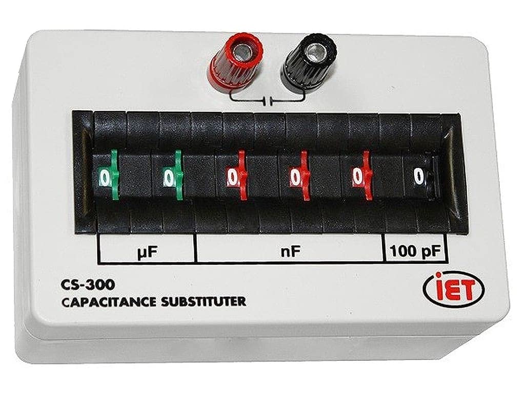 IET Labs Decade Box Cap. CS- 300 Substituter 6 Ranges