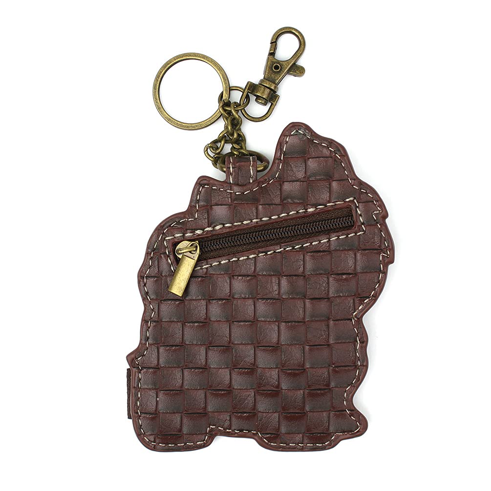 Chala Charming Teal Crossbody Bag With Flap Top and Zipper or Shoulder Handbag (Teal_ Westie)