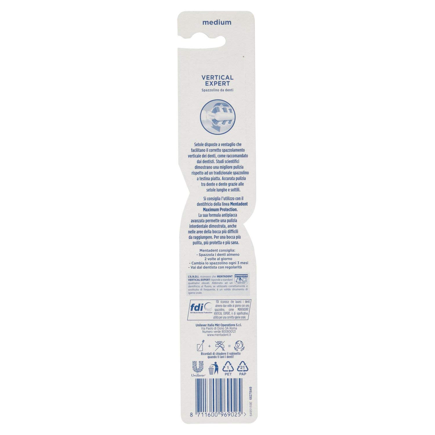 Mentadent Toothbrush Vertical Expert