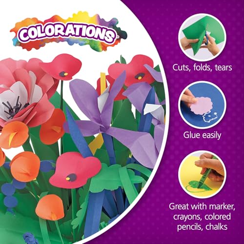 Construction Paper,Black,12 inches x 18 inches,50 Sheets, Heavyweight Construction Paper, Crafts,Art,Kids Art,Painting, Coloring,Drawing,Creating,Arts and Crafts,Paper,Art Project,All Purpose