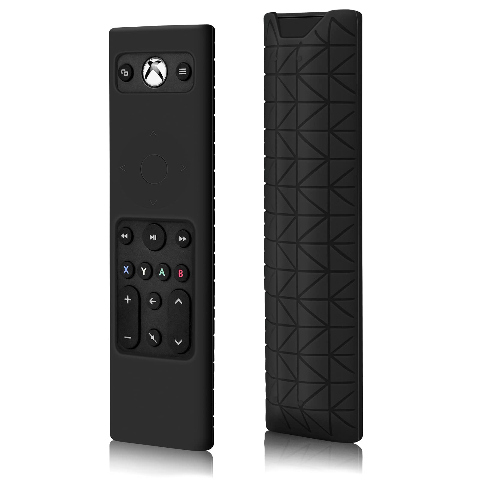 EVAHOM Silicone Case for PDP Gaming Multipurpose Media Remote Control: Xbox Series X,S/Xbox One/Xbox,Anti-Slip Shockproof Waterproof Remote Cover for PDP Xbox One,Protective Sleeve Black