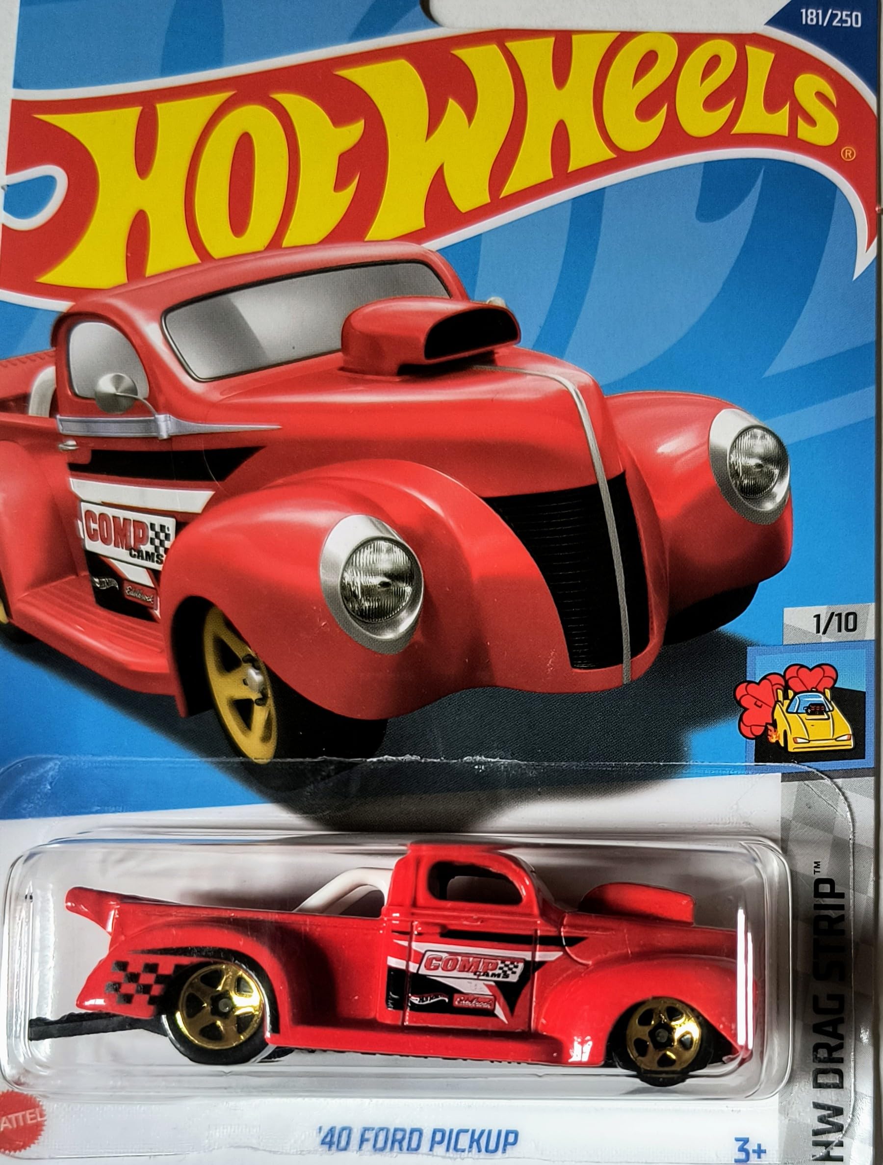 Hot Wheels Classic Hot Rods 1:64 Scale 5 Car Set Bundle