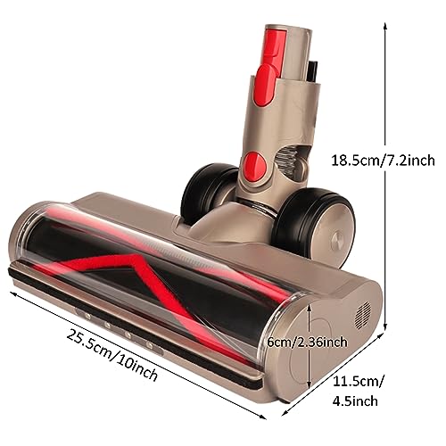 AINUO Direct Drive Cleaner Head Turbine Brush Floor Tool Compatible with V7 V8 V10 V11 V15 Vacuum Cleaner for Carpets, Tiles, Floors