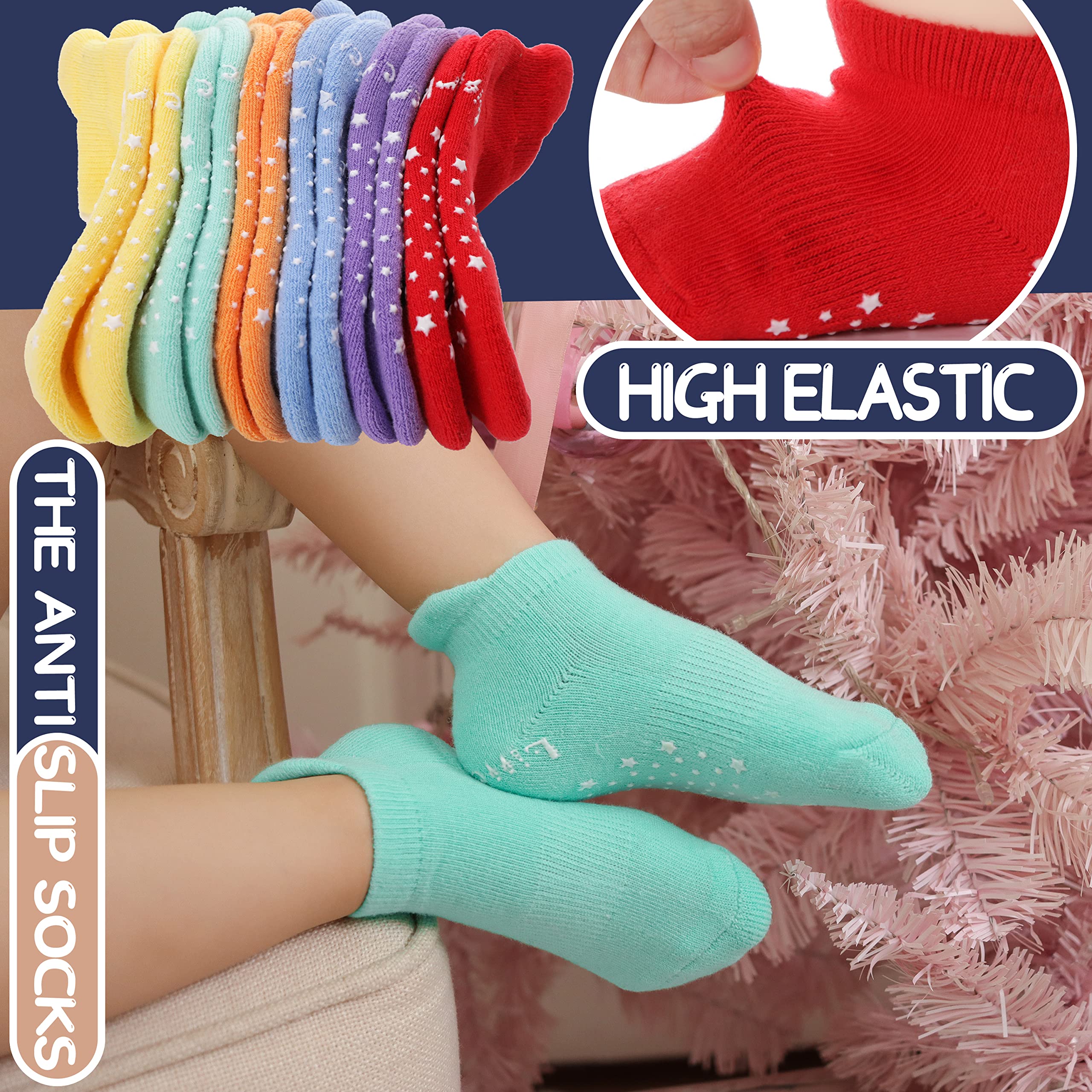 ANTSANG Kids Merino Wool Ski Socks 3 Pairs Boys Girls Thermal Warm Thick Winter Cushioning Socks for Snowboarding Skiing