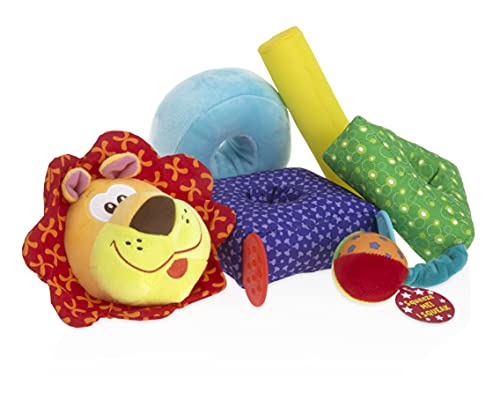 Nuby Build a Buddy- Plush Ring Stacker, Lion