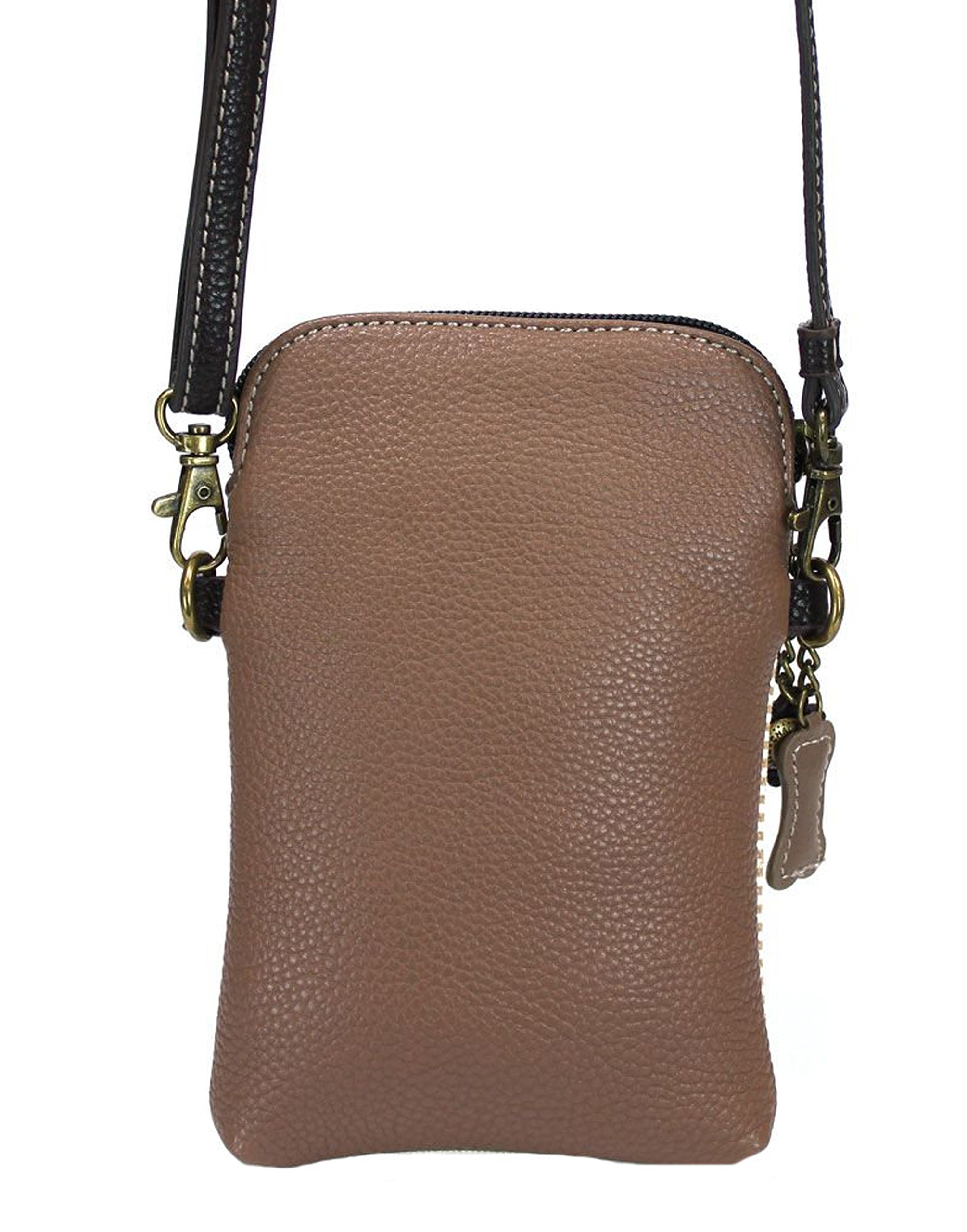 Chala Toffy Dog Cellphone Crossbody Handbag Purse - Convertible Strap Dog Mom Dog Lovers Chala Group Handbag