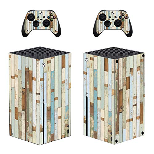 FELIPE SEIJI KUBA Protective Vinyl Skin Decal Cover for Xbox Series X Console Wrap Sticker Skins with Two Free Wireless Controller Decals multi color