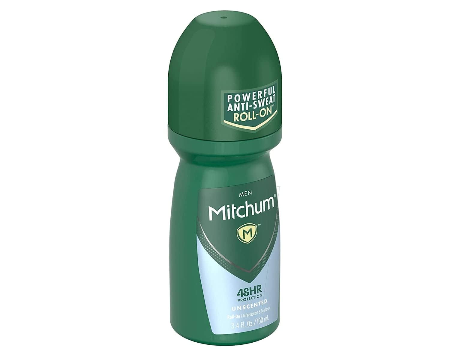 Mitchum Invisible Anti-Perspirant & Deodorant Roll-On, Unscented 3.4 oz (Pack of 2)