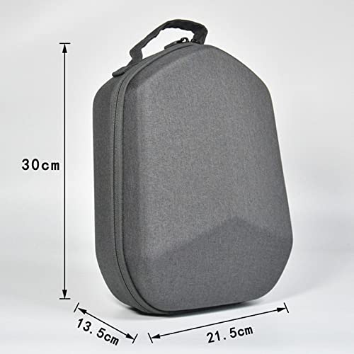 balikha Hard Carrying Case Comfortable Hand Strap Protection for Quest 2 VR Gaming Headset Durable Material Compact Inside Fixed Elastic Band Gray