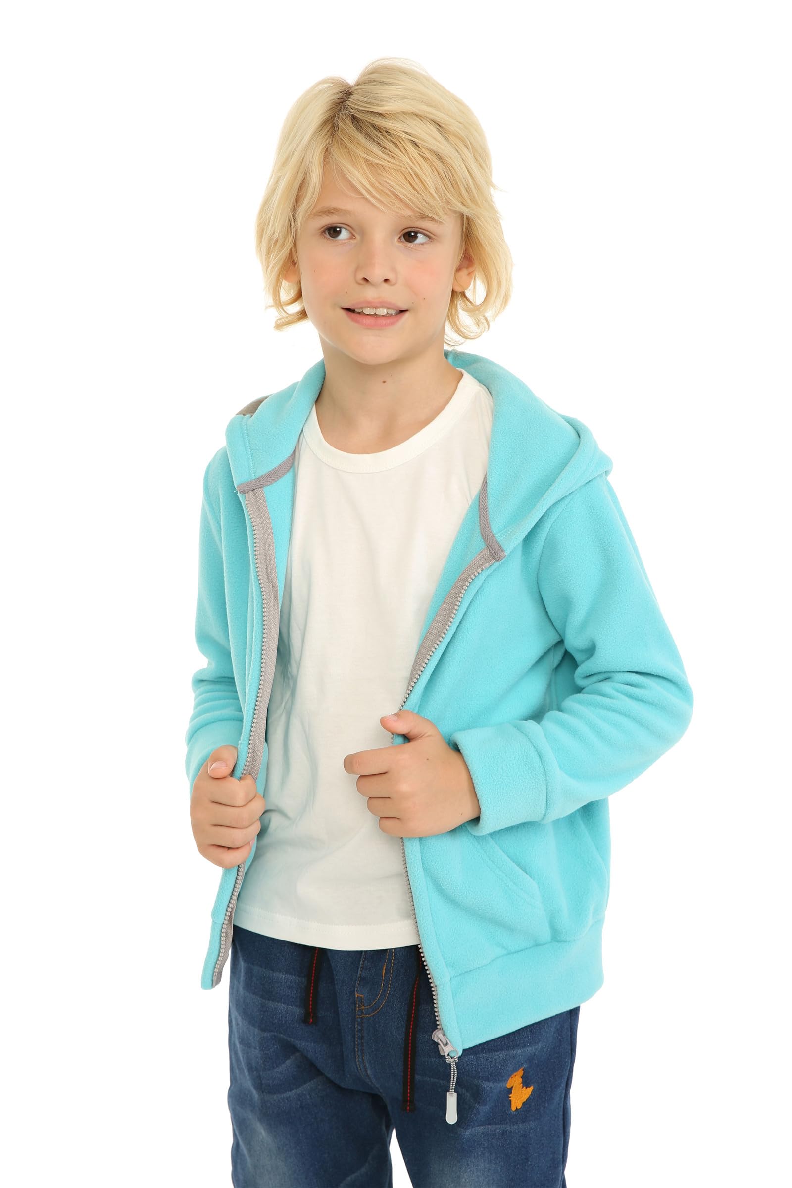 Mud Kingdom Cute Toddler Boy Fleece Jacket with Hood 24 Months Panda