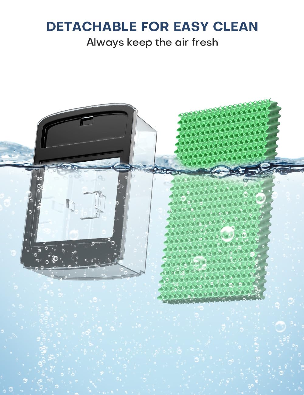 BALKO Evaporative Air Cooler, 3-IN-1 Swamp Cooler, 2 Modes and 3 Speeds, 25-INCH Windowless Air Conditioner w/Remoteโฆ
