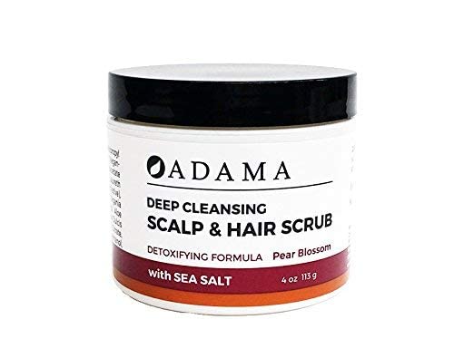 Zion Health Adama Deep Cleansing Scalp Hair Scrub, Pear Blossom, 4 Oz