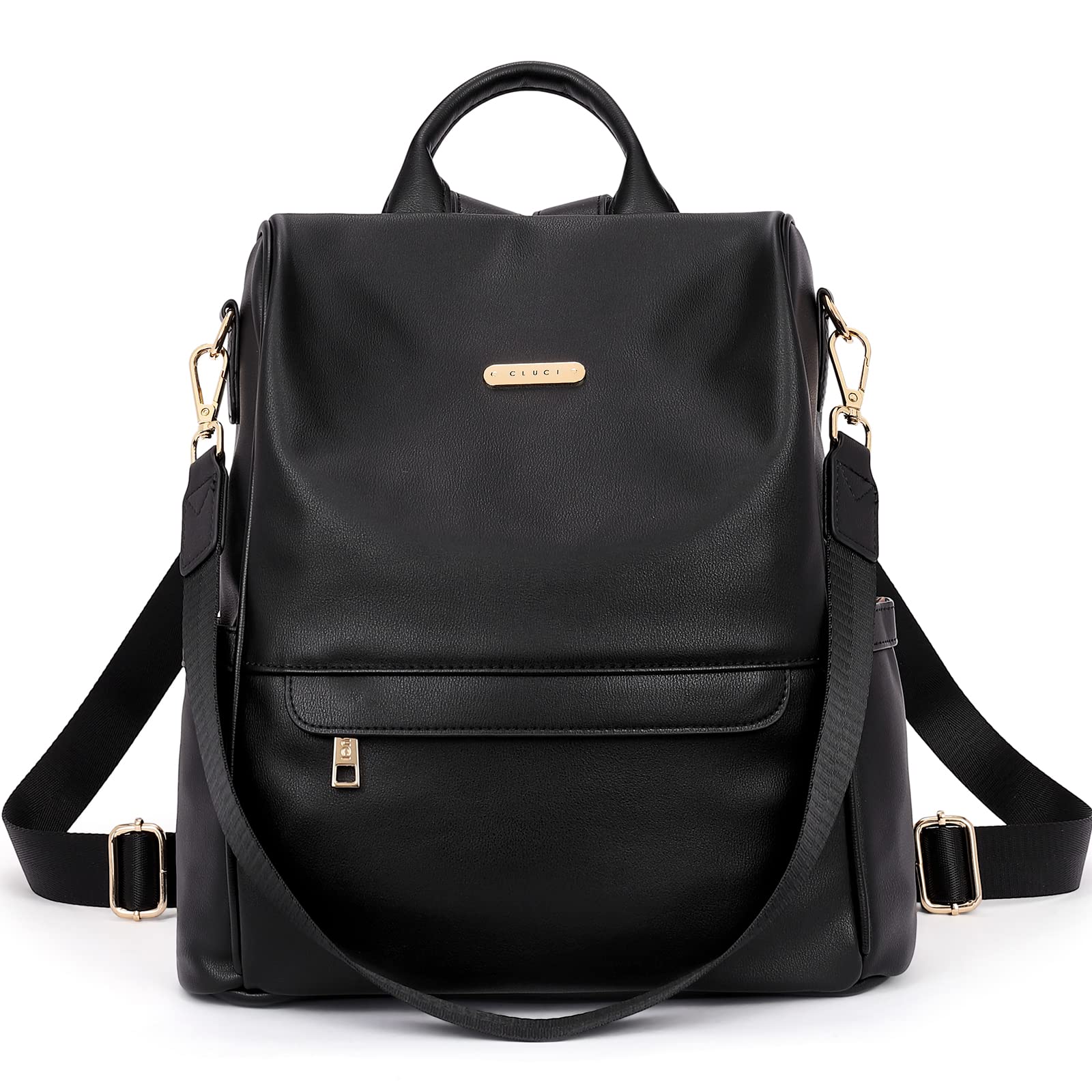 CLUCI Backpack Purse for Women Fashion Leather Ladies Travel Large Designer Convertible Shoulder Bags