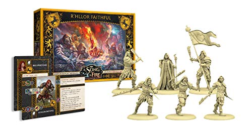 CMON A Song of Ice and Fire Tabletop Miniatures R'hllor Faithful Unit Box | Strategy Game for Teens and Adults | Ages 14+ | 2+ Players | Average Playtime 45-60 Minutes | Made
