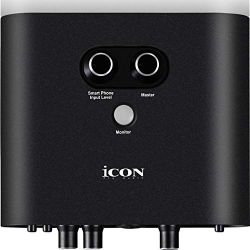 Icon Pro Audio USB Audio Interface with Mobile Streaming Capabilities, Duo 22 Live (1 mic preamp)